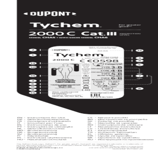 Tychem® 2000 C